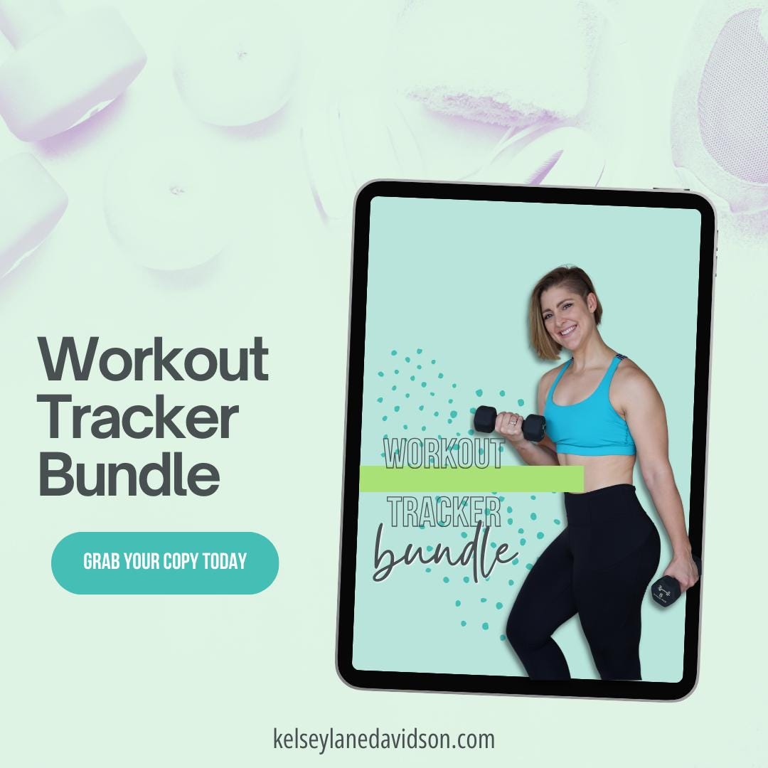 Workout Tracker Bundle | Track Your Fitness Progress & Stay Motivated L ...