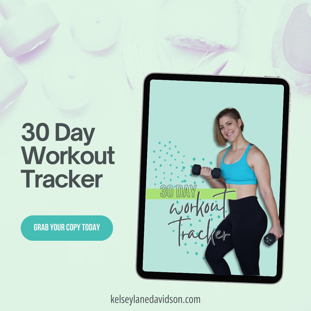 30 Day Workout Tracker | Printable Fitness Tracker L - Etsy