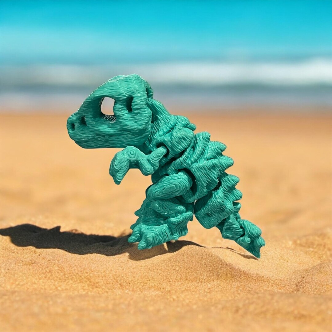 Tiny Skeleton T-rex – Fidget Toy or Decor | 3D Printed | Fidget ...