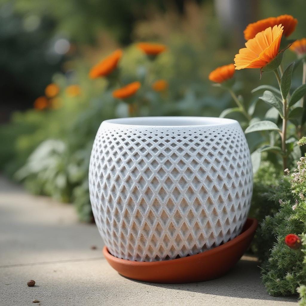 Polygon Planter Wrap Around Plate - Etsy
