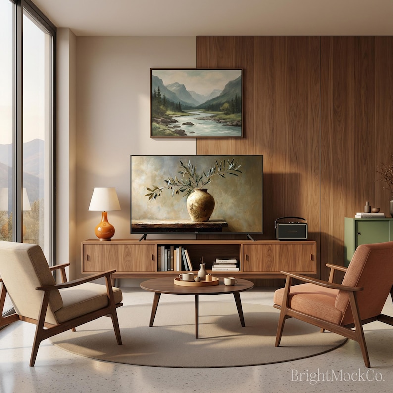 Olive Branches Vintage Art Digital Download for Samsung Frame TV ...