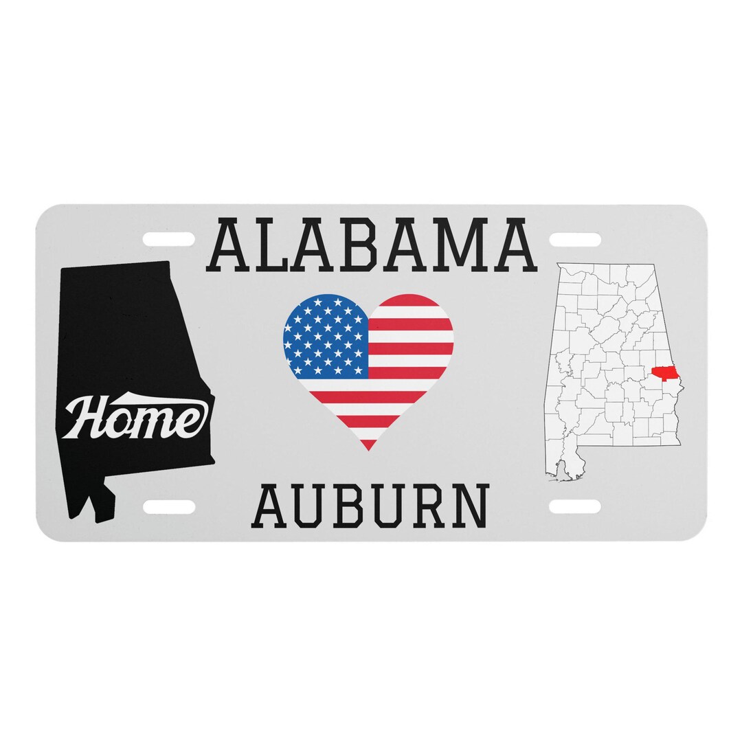 Custom Hometown License Plate for Military Veterans Family Reunion ...