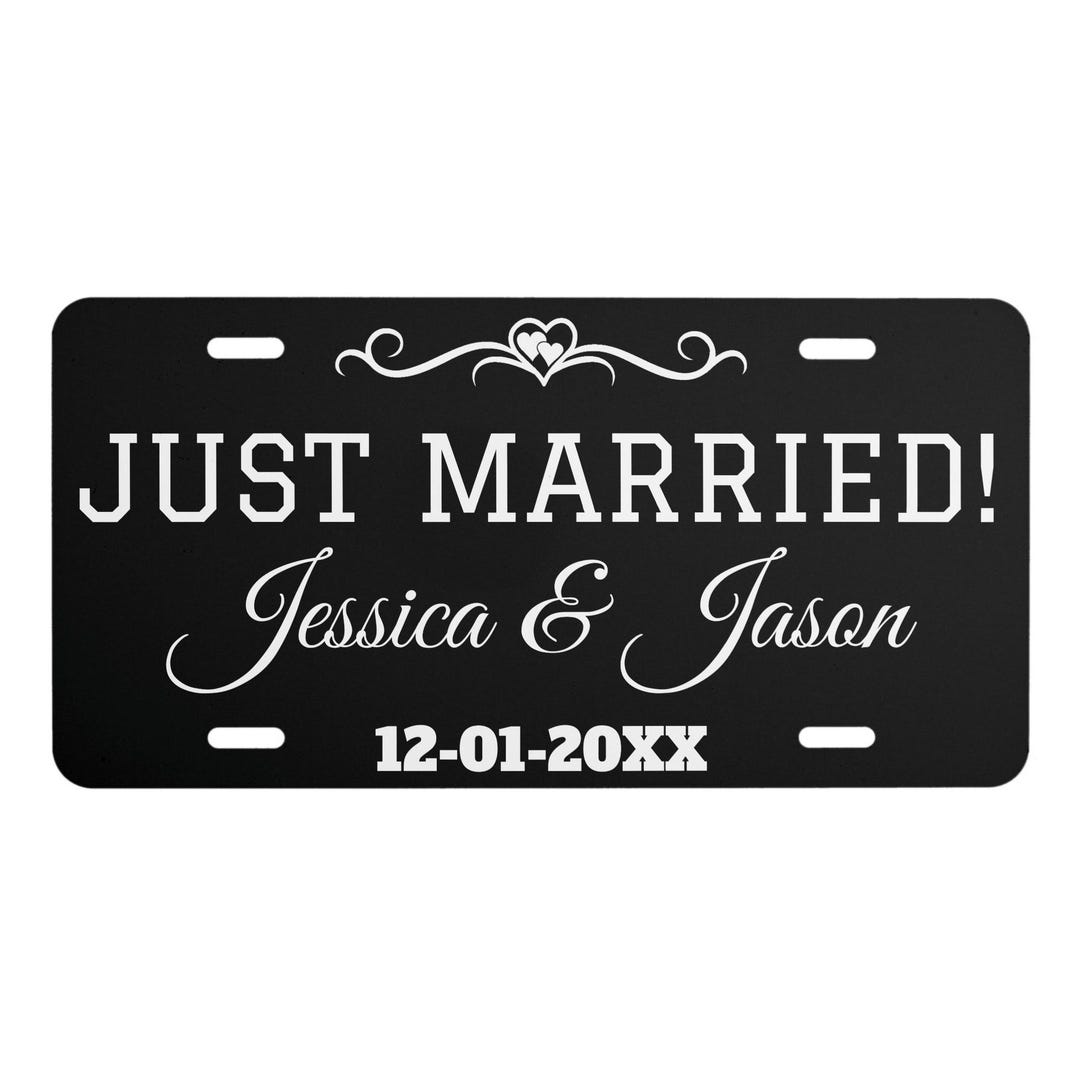 Custom Personalized Anniversary Engagement Marriage Just Married ...