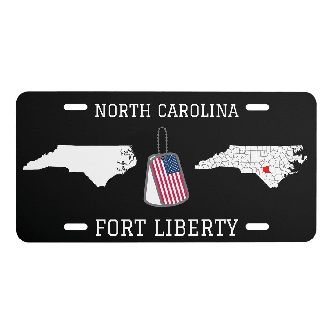 Custom Military Base Post Installation Souvenir License Plate for ...