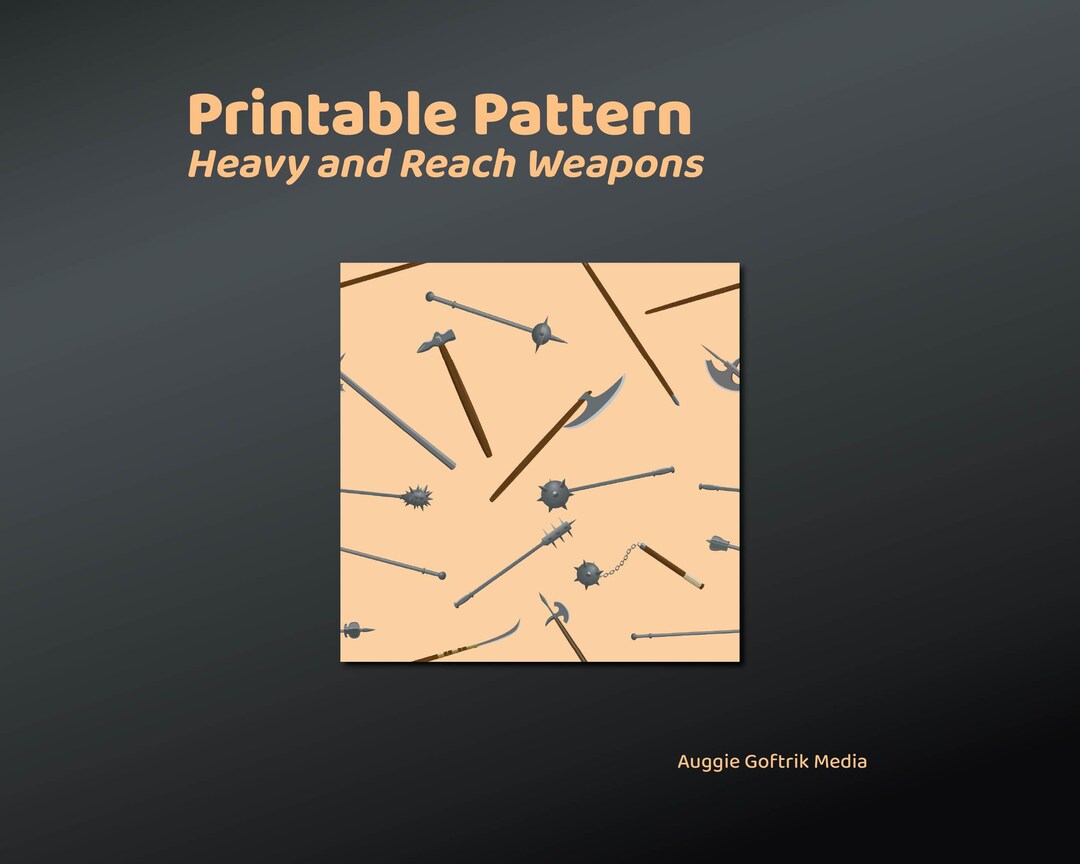 Printable Heavy & Reach Seamless Pattern - Etsy