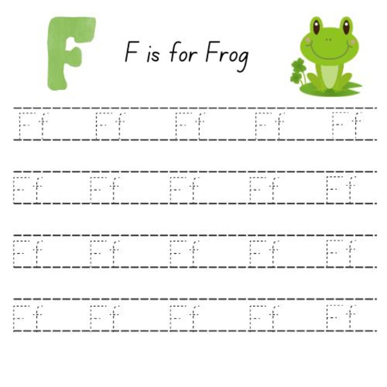 ABC Alphabet Tracing Sheet Childrens Handwriting and Phonic Practice ...