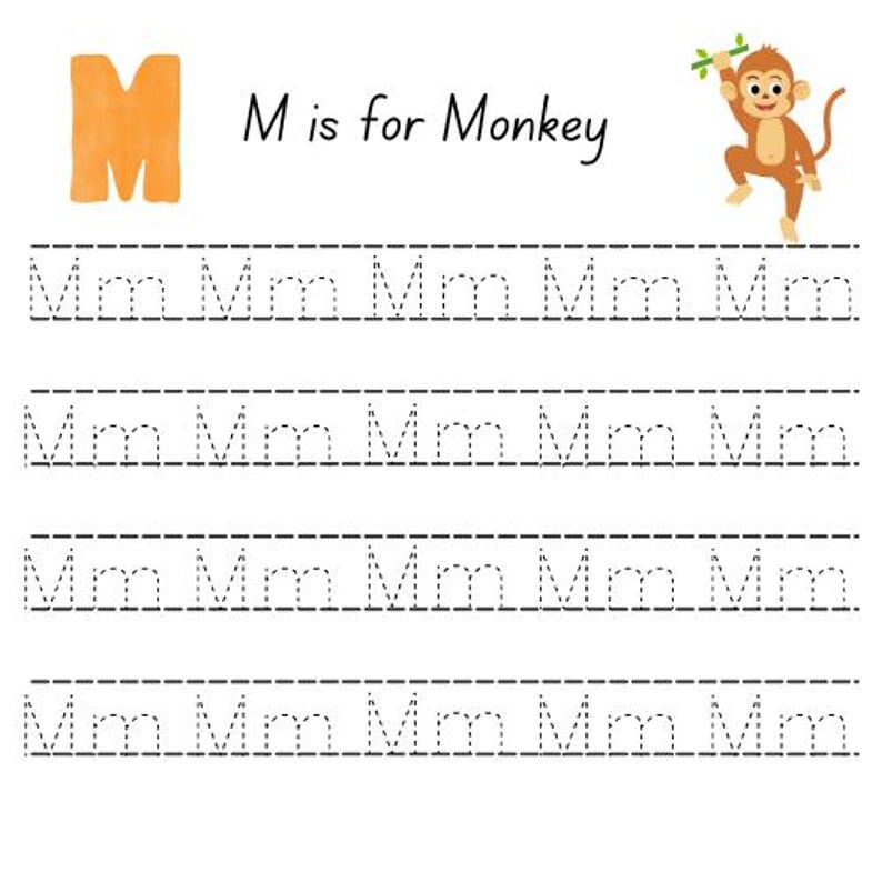 ABC Alphabet Tracing Sheet Childrens Handwriting and Phonic Practice ...