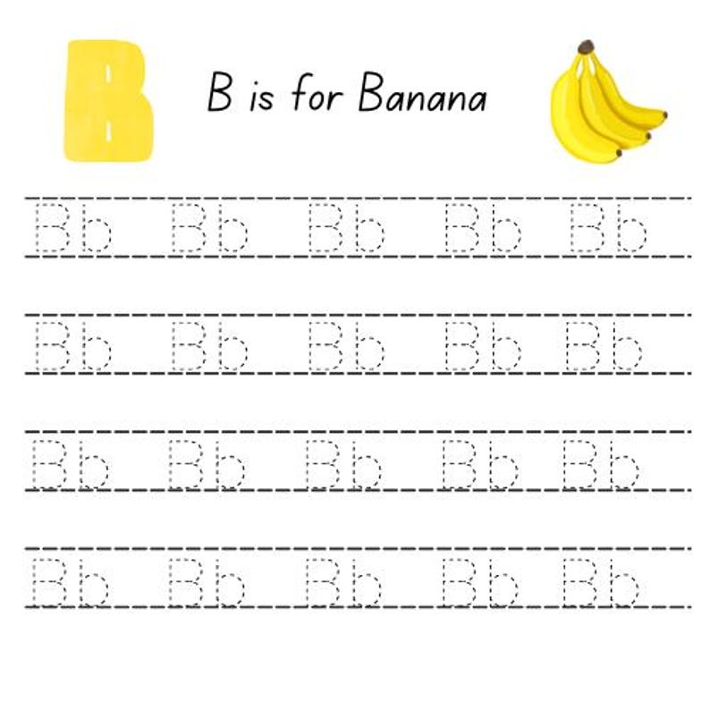 ABC Alphabet Tracing Sheet Childrens Handwriting and Phonic Practice ...