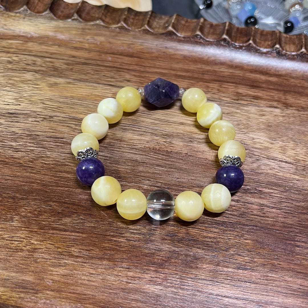 Superivee Genuine Yellow Nephrite ，purple Strengite and Amethyst ...