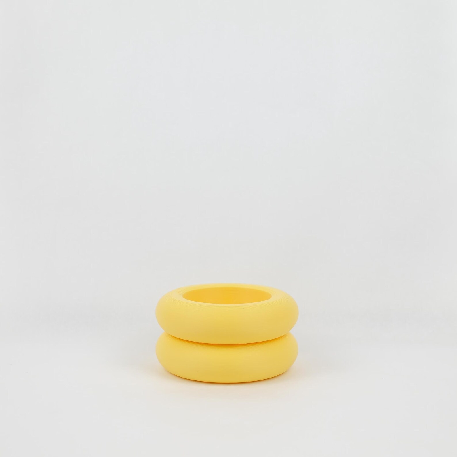 Double-donut Mini Stacking Planter Pot: Modern Colorful Home Decor - Etsy