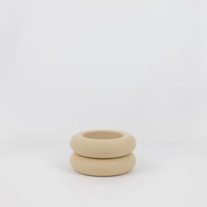 Double-donut Mini Stacking Planter Pot: Modern Colorful Home Decor - Etsy