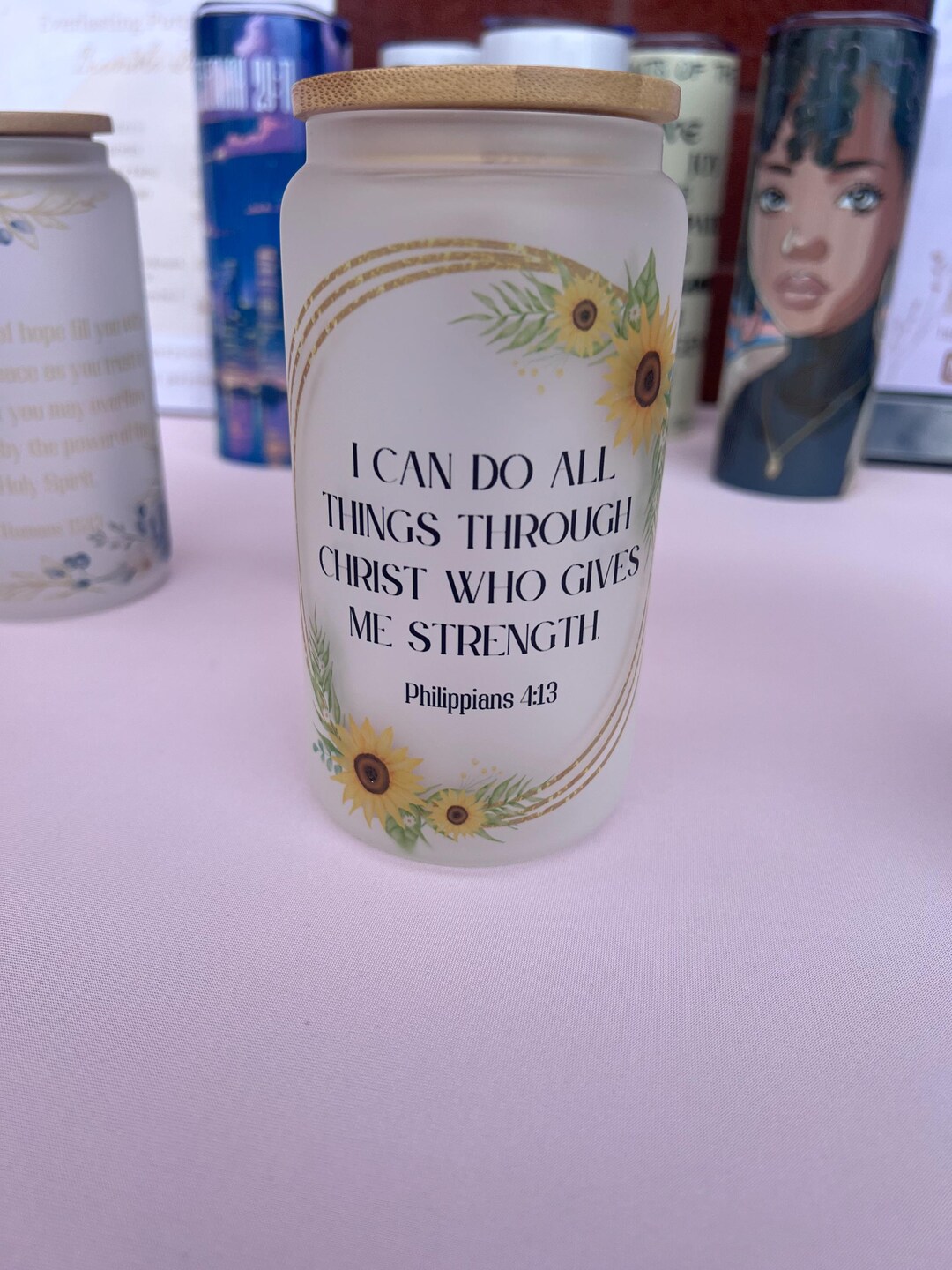 Christian Glass Cups - Etsy