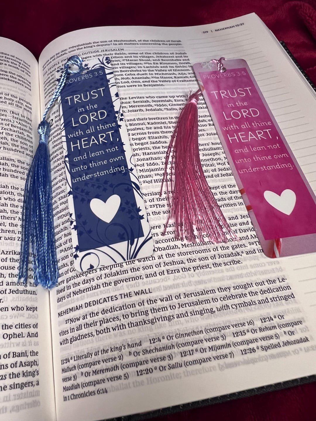 Trust in the Lord Metal Bookmarks. - Etsy