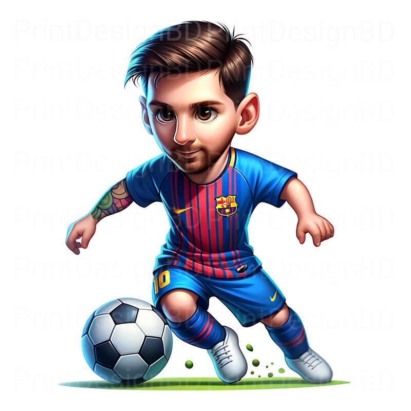 Messi Clipart - Etsy