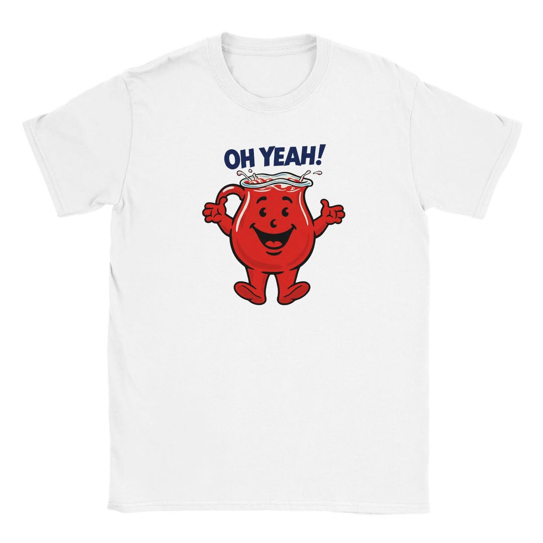 Koolaid Man, Oh Yeah, 90s Kid Shirt, 80s Kid Shirt, Funny Shirt, Retro ...