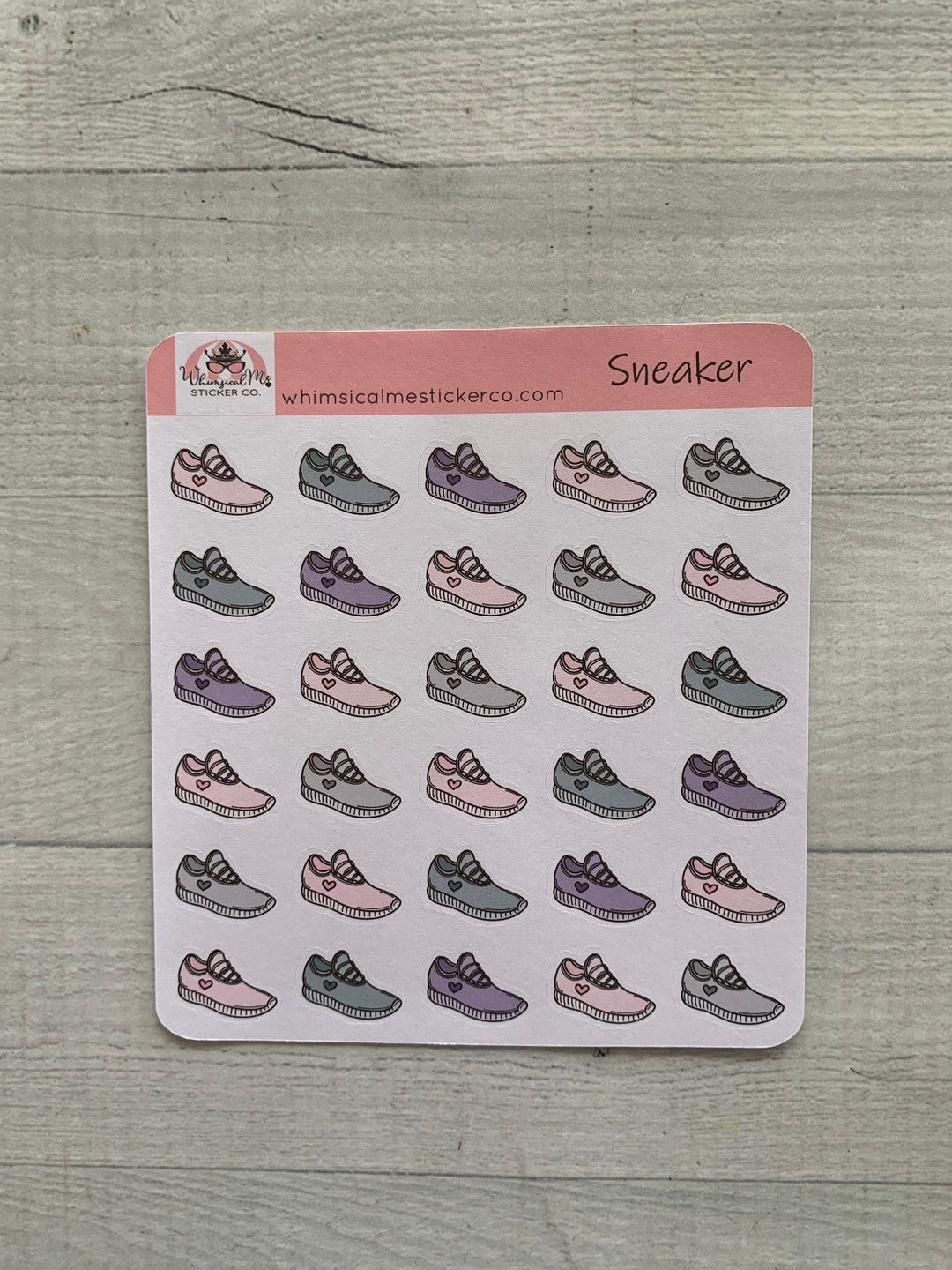 Sneaker / Tennis Shoe / Walking Icon Deco Planner Stickers - Etsy