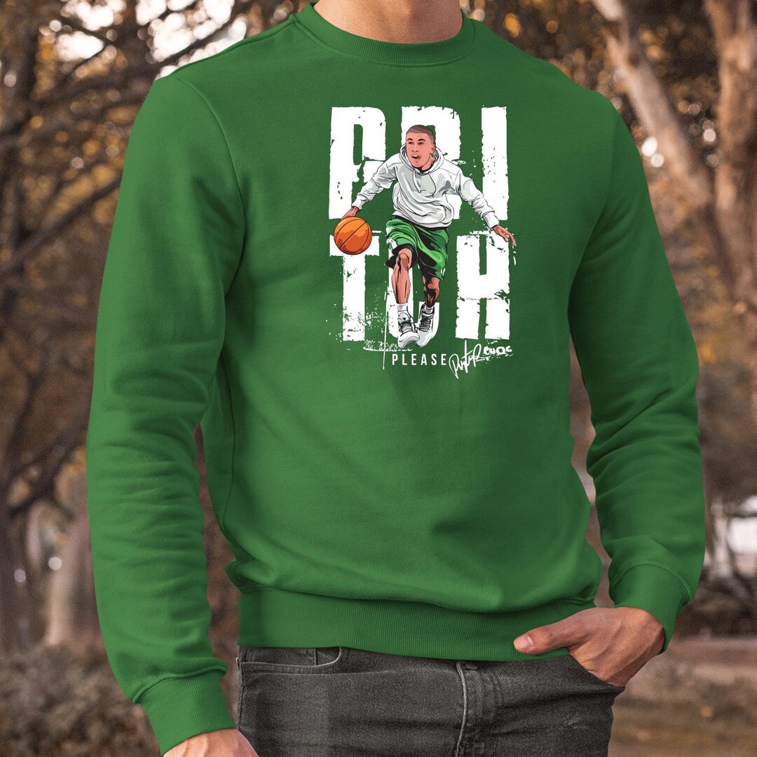 Basketball Fans Jersey Style Pritch Please Boston Custom Gift Hoodie ...