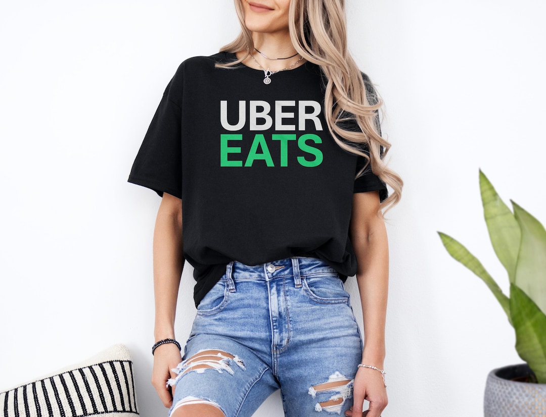 Uber Eats Mens Womens Shirt, Delivery Driver Uniform, Food Delivery ...