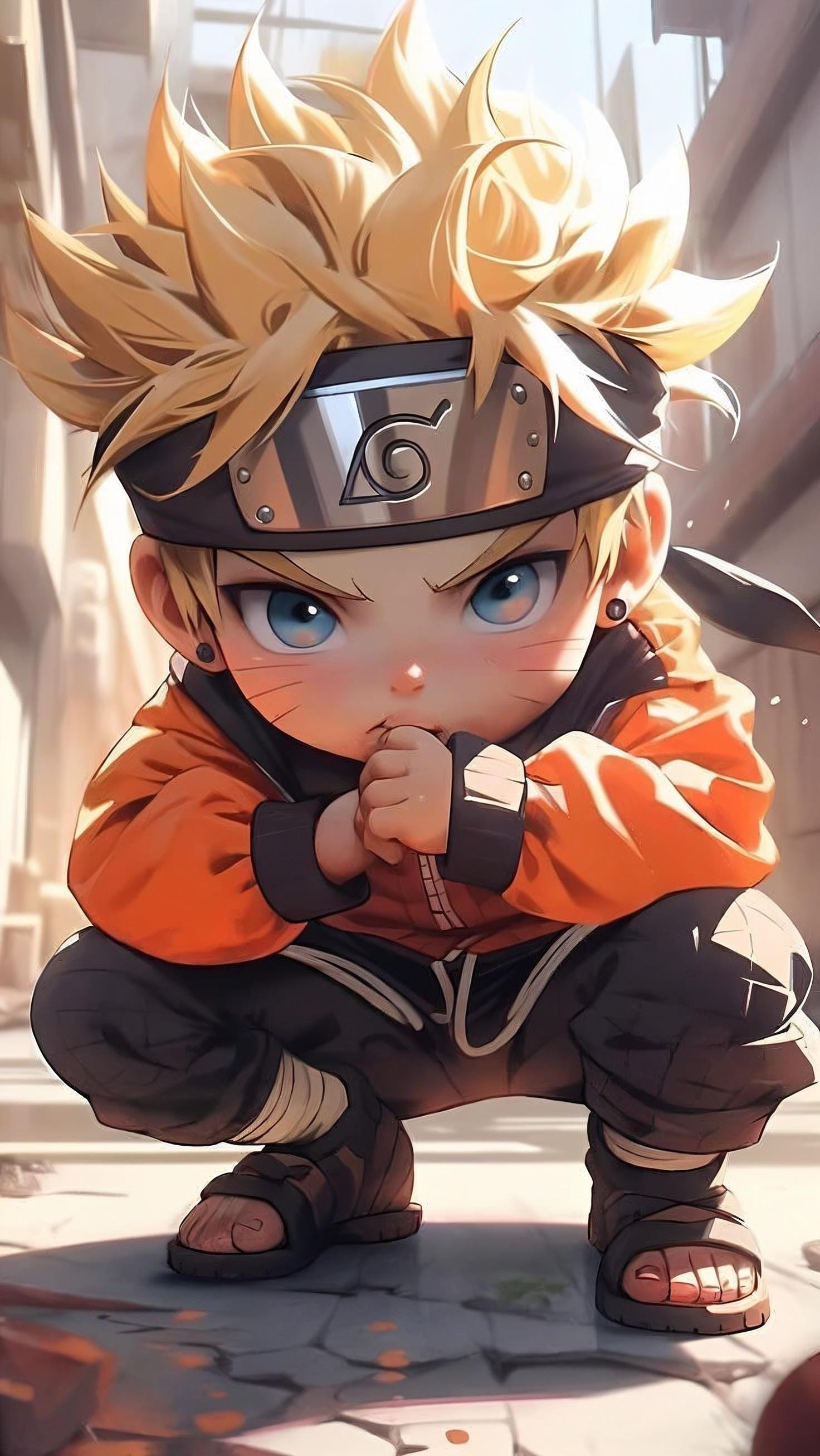 Chibi Naruto PNG Digital Art, Cute Naruto Clipart, Anime Character ...