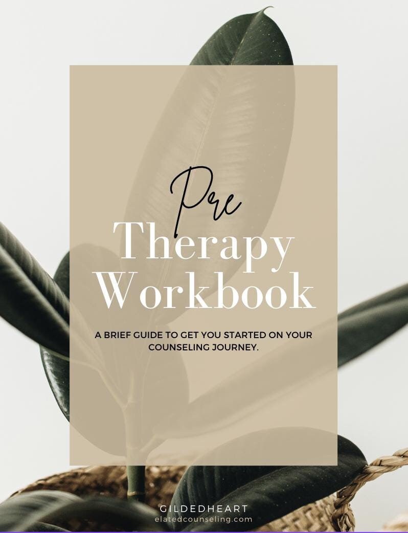 Pre-therapy Workbook, Starting Therapy, Mental Health - Etsy