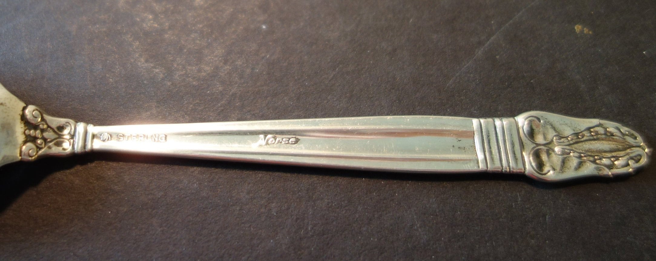 Silver Serving Fork International Silver Co Large sterling | Etsy