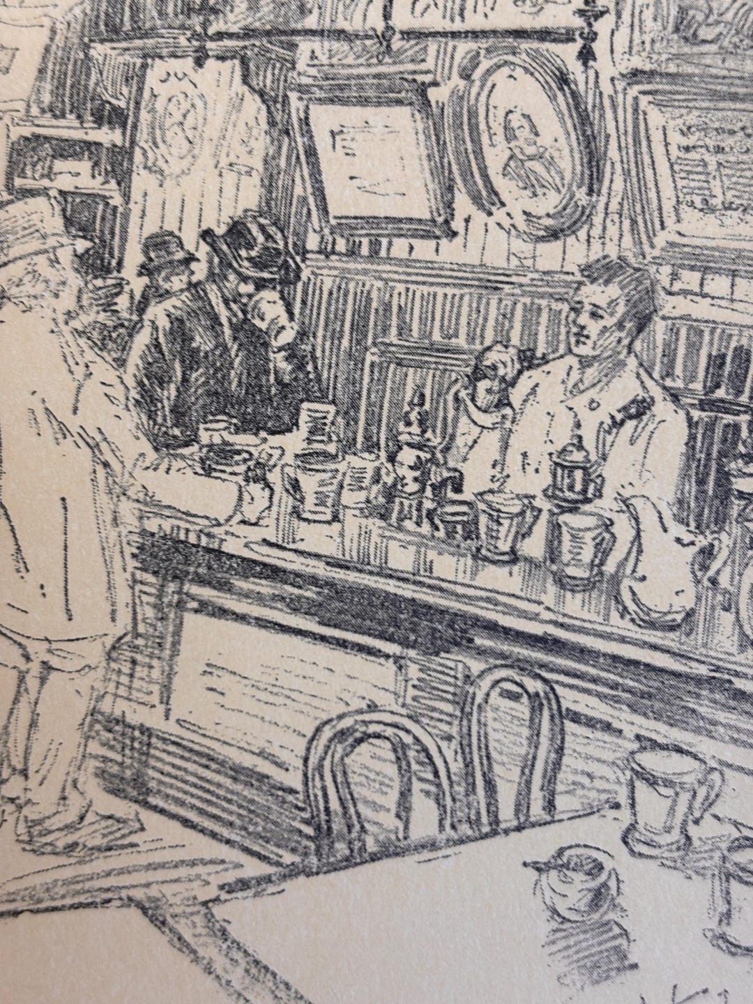 Boston Bell in Hand Tavern by Lester Hornby | Original Published ...