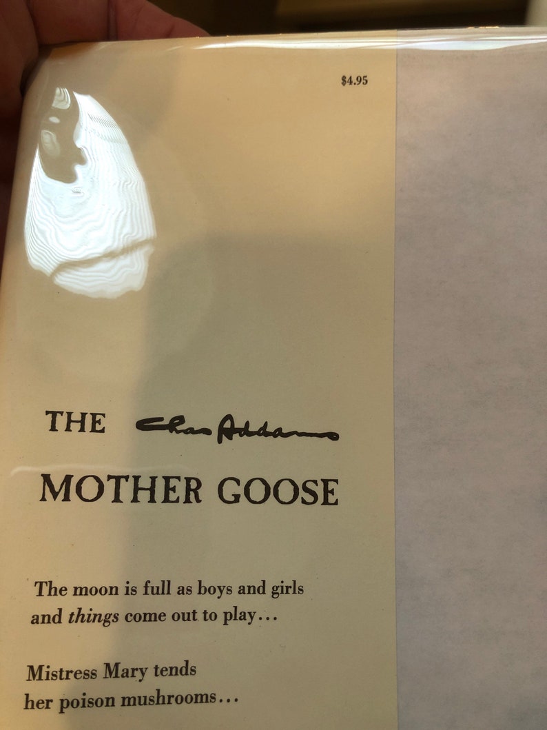 Charles Addam's Mother Goose 1967 First Edition With Dust - Etsy