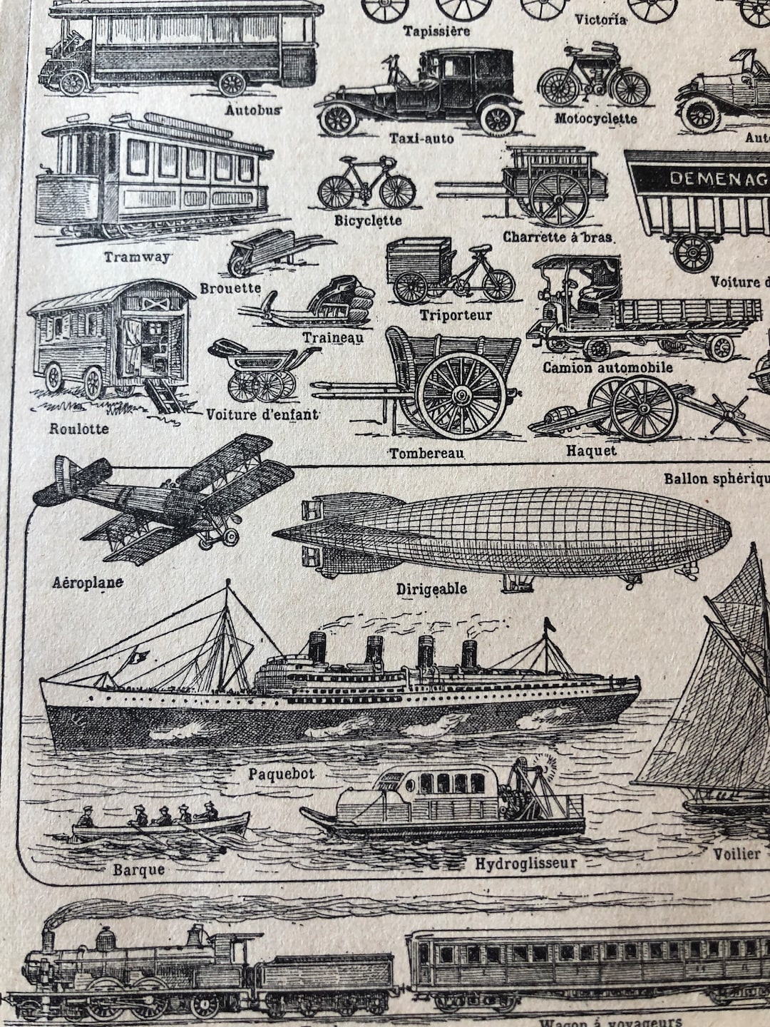 Vehicles 1920s Transportation Cars, Dirigibles, Trains, Balloons ...