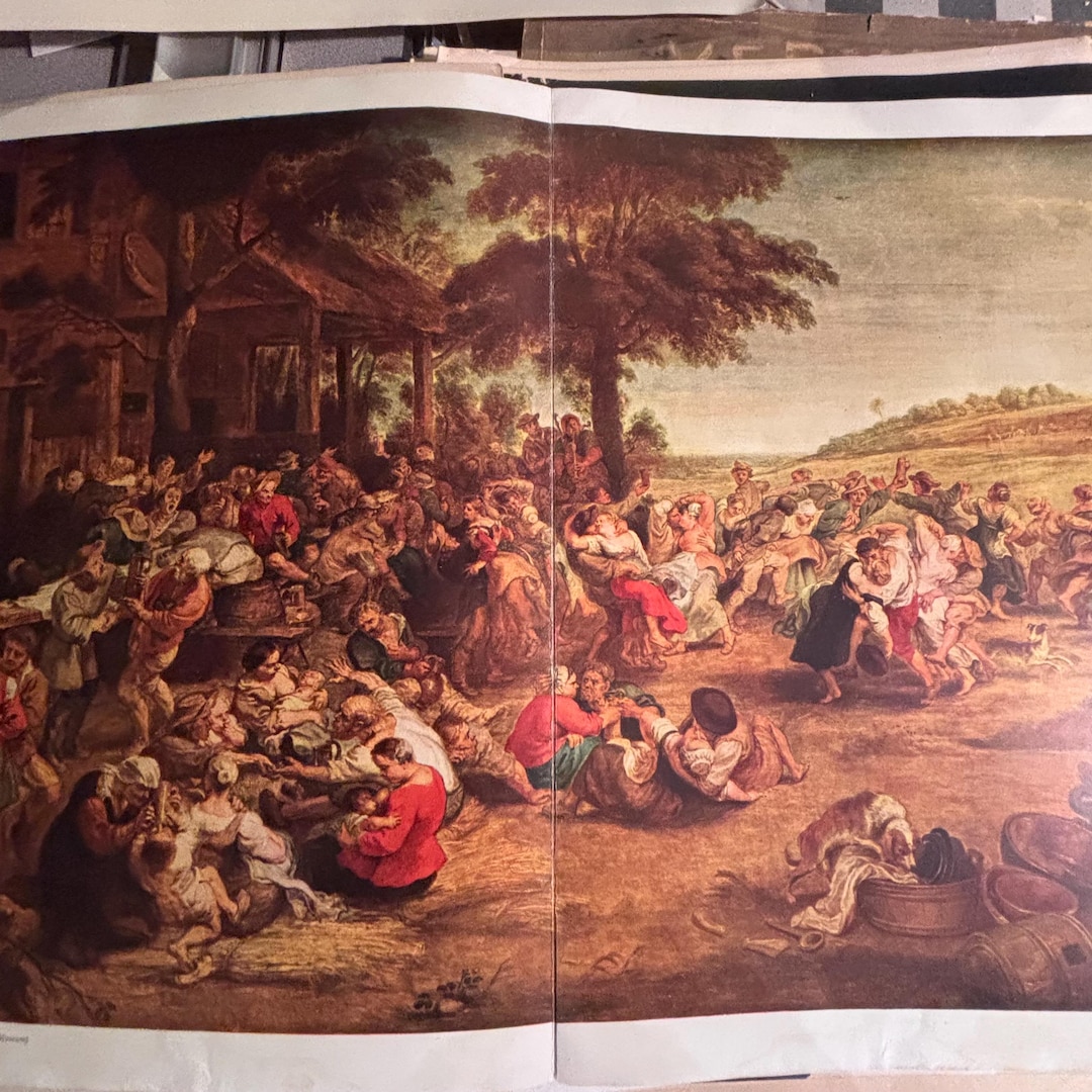 Peter Paul Rubens, La Kermesse, Village Festival | 1939 Vintage Offset ...