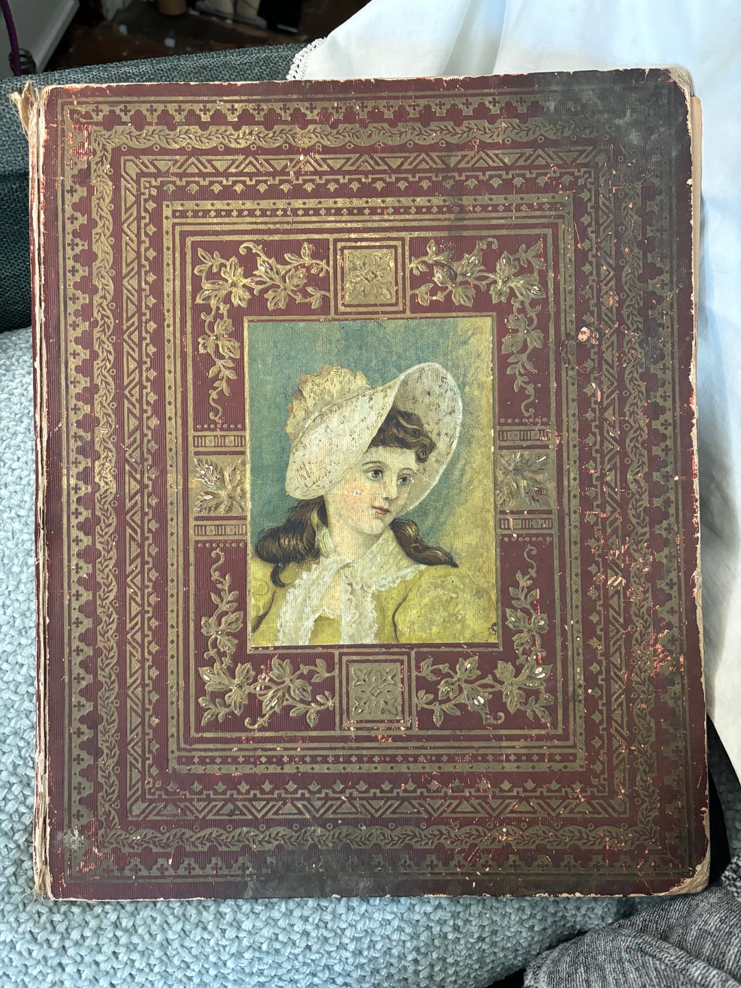 Victorian Scrapbook Album | Art and Mementos | Genuine Antique | Home ...