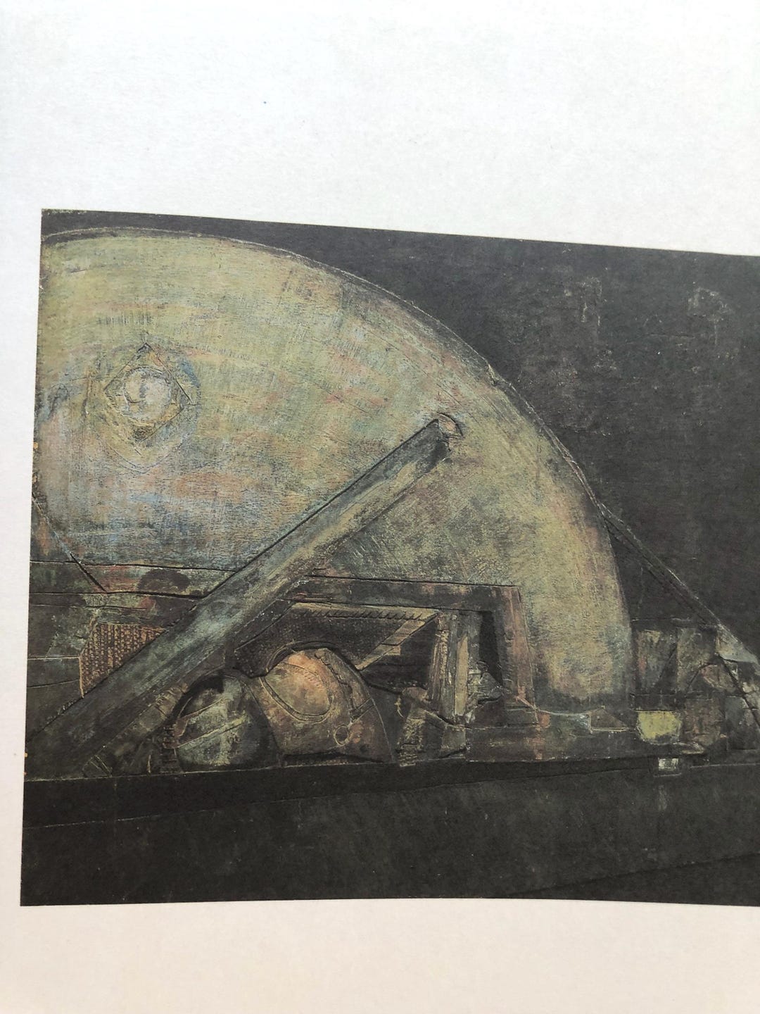 Lucio Munoz Proyecto En Altura Mid Century Vintage Litho 11.5 by 9 ...