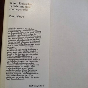 Art in Vienna by Peter Vergo Phaidon 1975 Hardcover With Dust Jacket ...