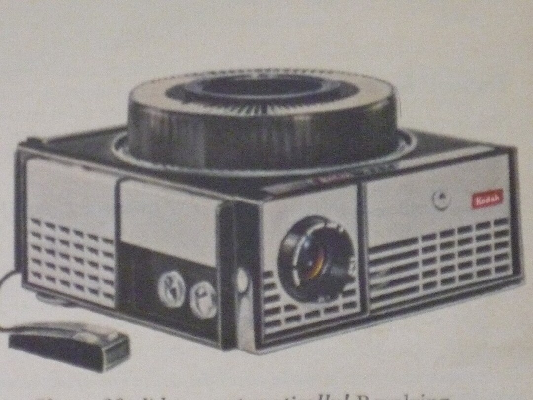 Slide Carousel Projector Photo to Frame Image Taken From an Old ...