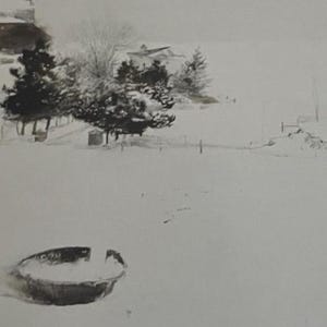 Andrew Wyeth, After Christmas | Published Lithograph | Great Gift ...