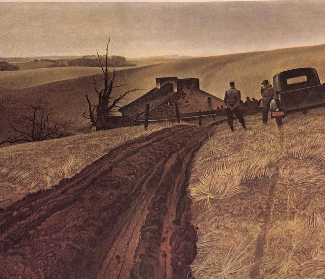 Andrew Wyeth, Public Sale | Published Lithograph Print Mid 20th Century ...