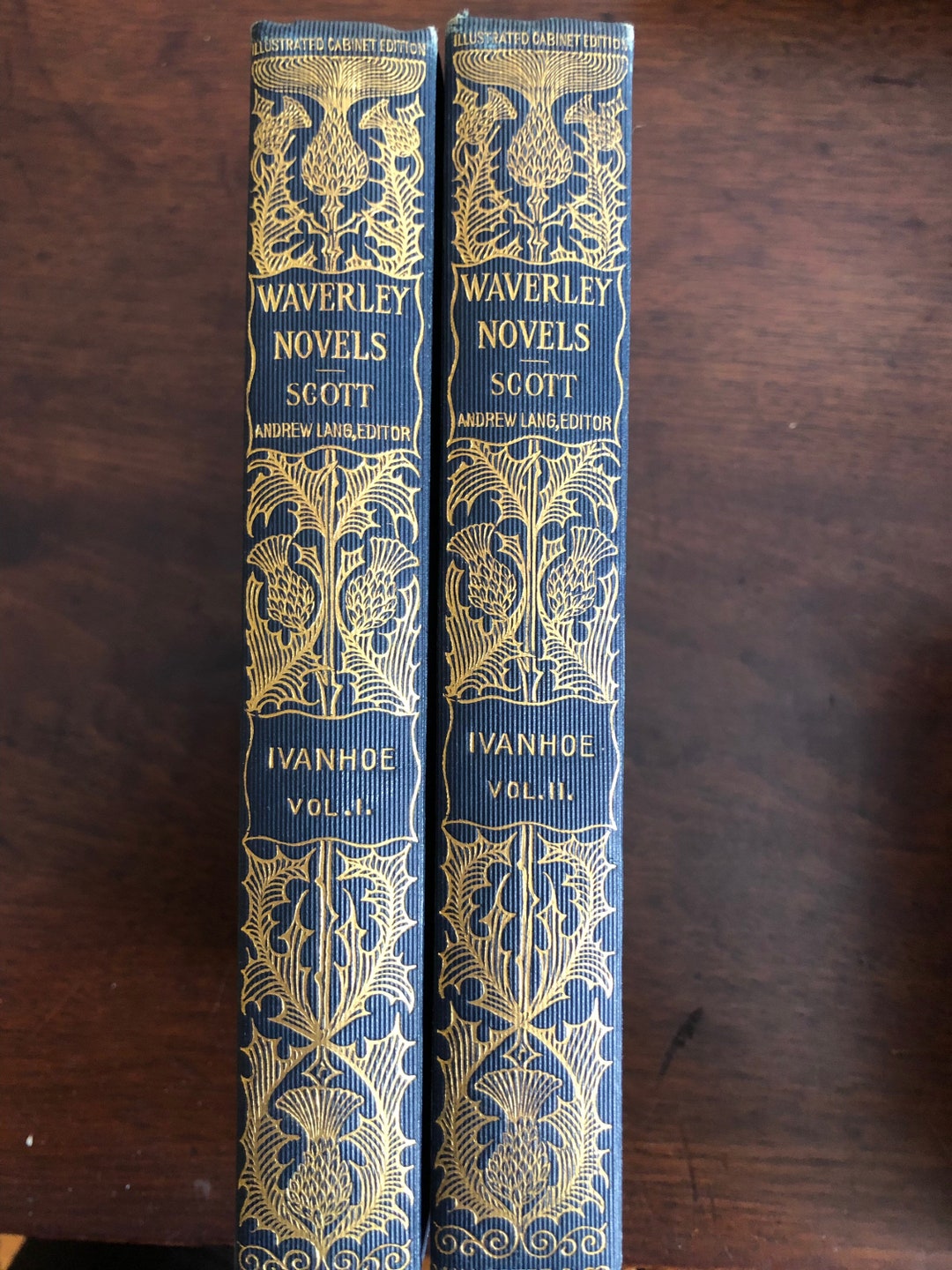Sir Walter Scott Quentin Durward 1925 Zwei Bücher Attraktive Verzierte ...