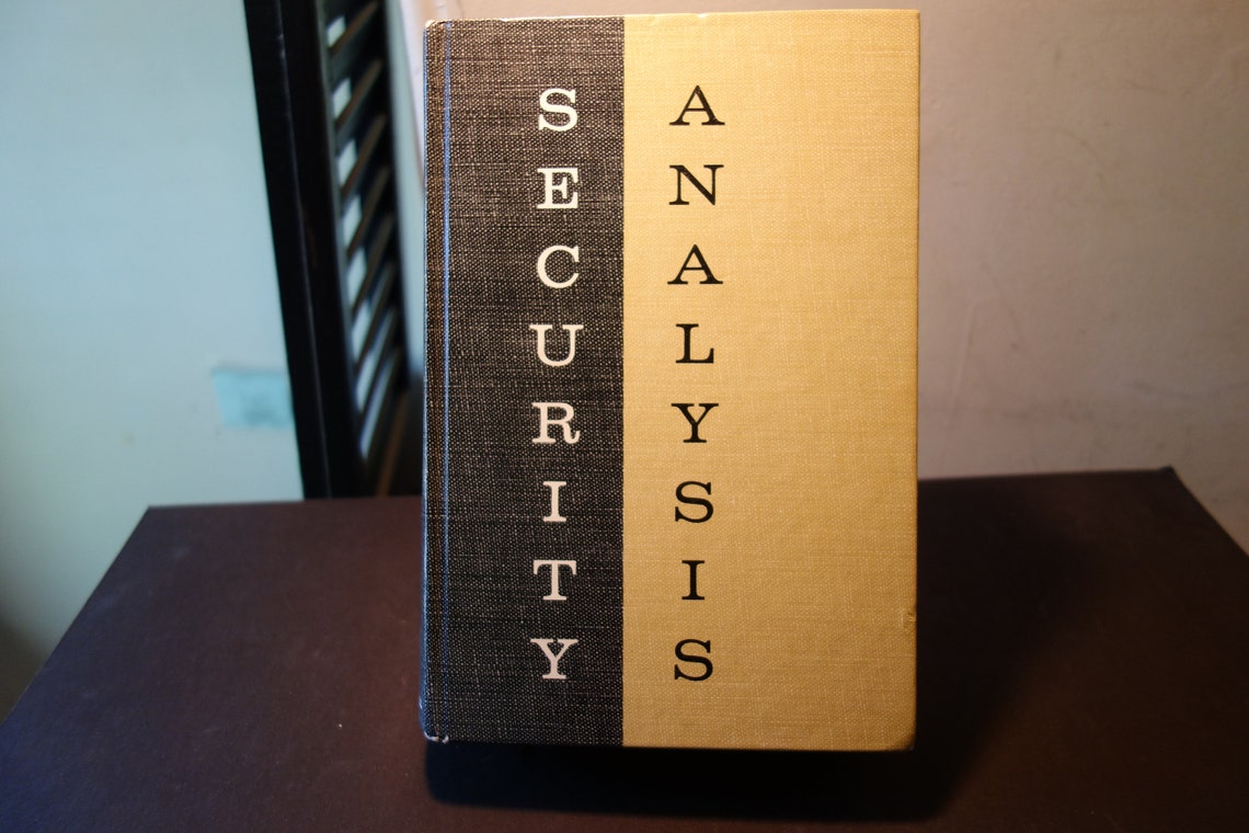 Security Analysis Graham and Dodd 1962 edition Charts and | Etsy