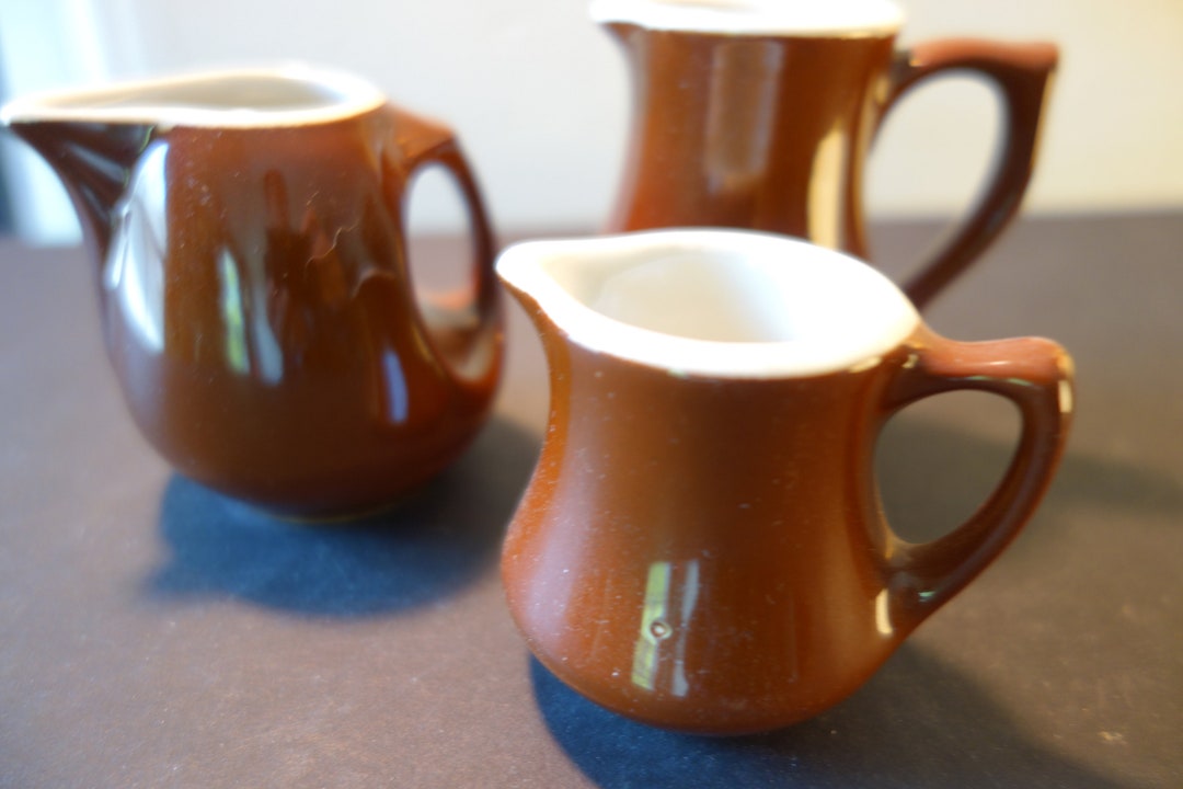 Set of Hall Creamers Great Little Collection. Mint Condition. Three ...