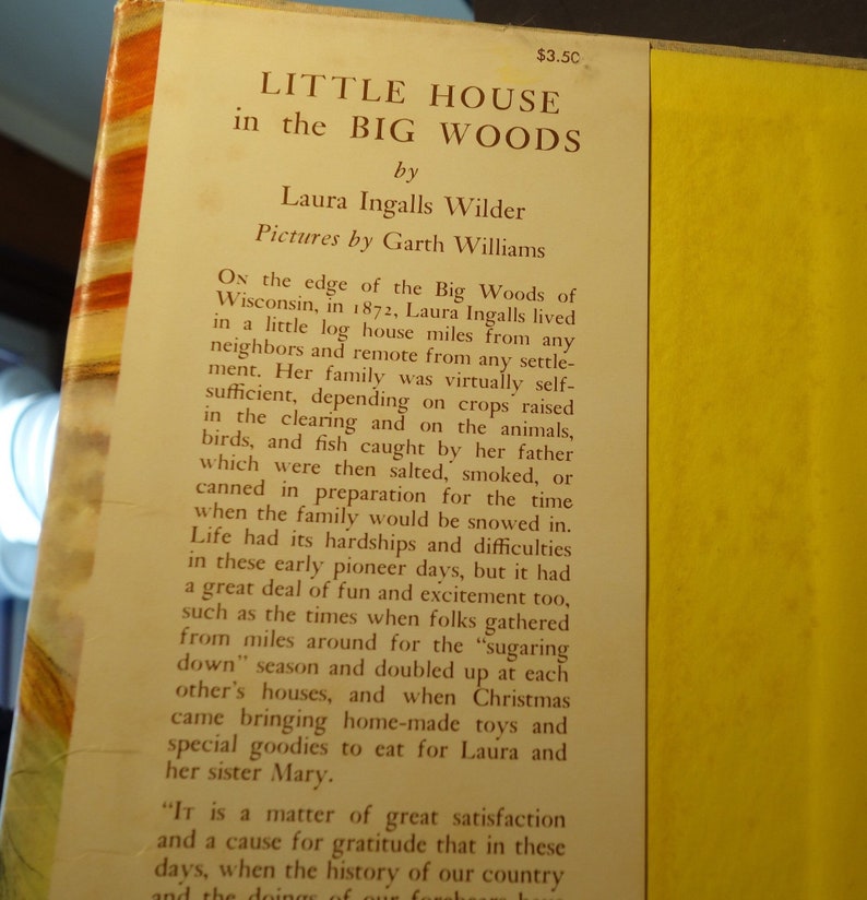 Little House in the Big Woods Laura Ingalls Wilder 1953 First - Etsy