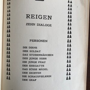 Arthur Schnitzler Reigen 1903 Germany Edition Published in Vienna ...