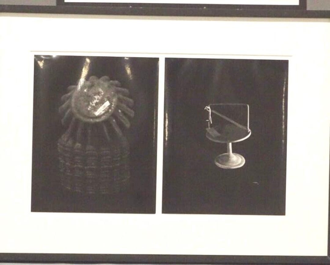 Klaus Schnitzer Still Life of Metal Objects Photograph W Black ...