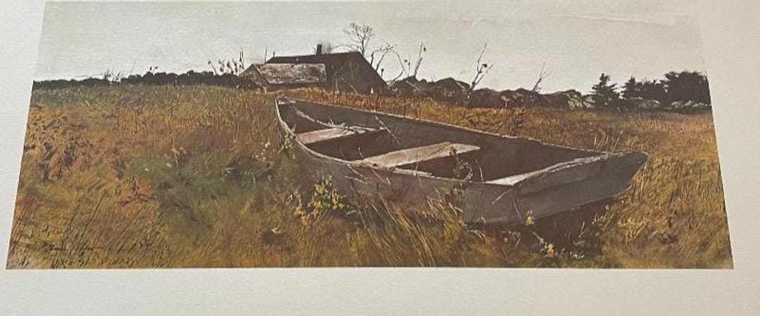 Andrew Wyeth, Teel’s Island. Published Lithograph Print Mid 20th ...