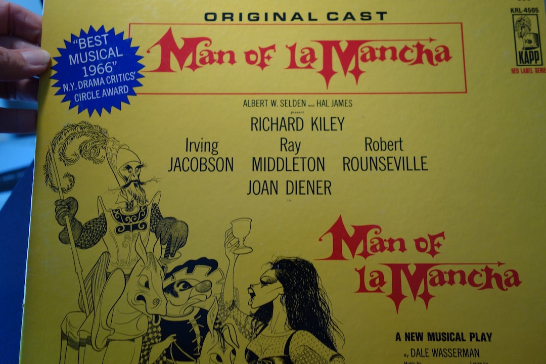 Man of La Mancha Richard Kiley Original Broadway Cast 1966 Vintage ...