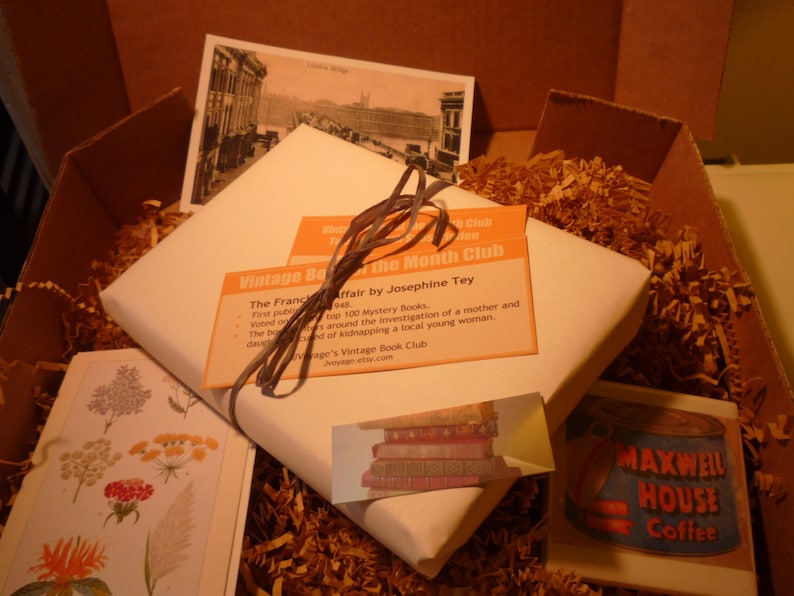 Premium Book Subscription 3 Month Vintage Book Box Great Gift for ...