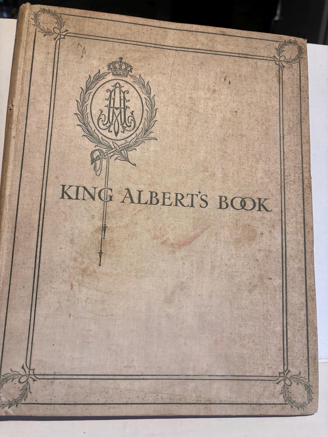 King Albert's Book: A Tribute to the Belgian King Hardcover Antique ...