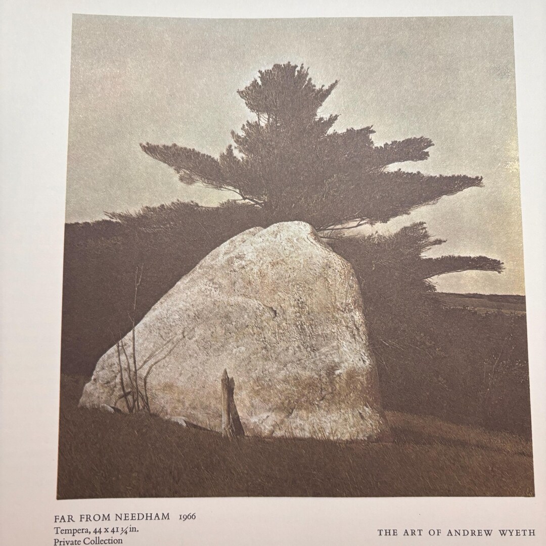 Andrew Wyeth, Far From Needham | Published Lithograph Print Mid 20th ...