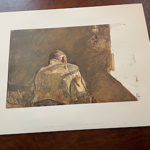 Andrew Wyeth, Spring Sun. Published Lithograph Print Mid 20th Century ...