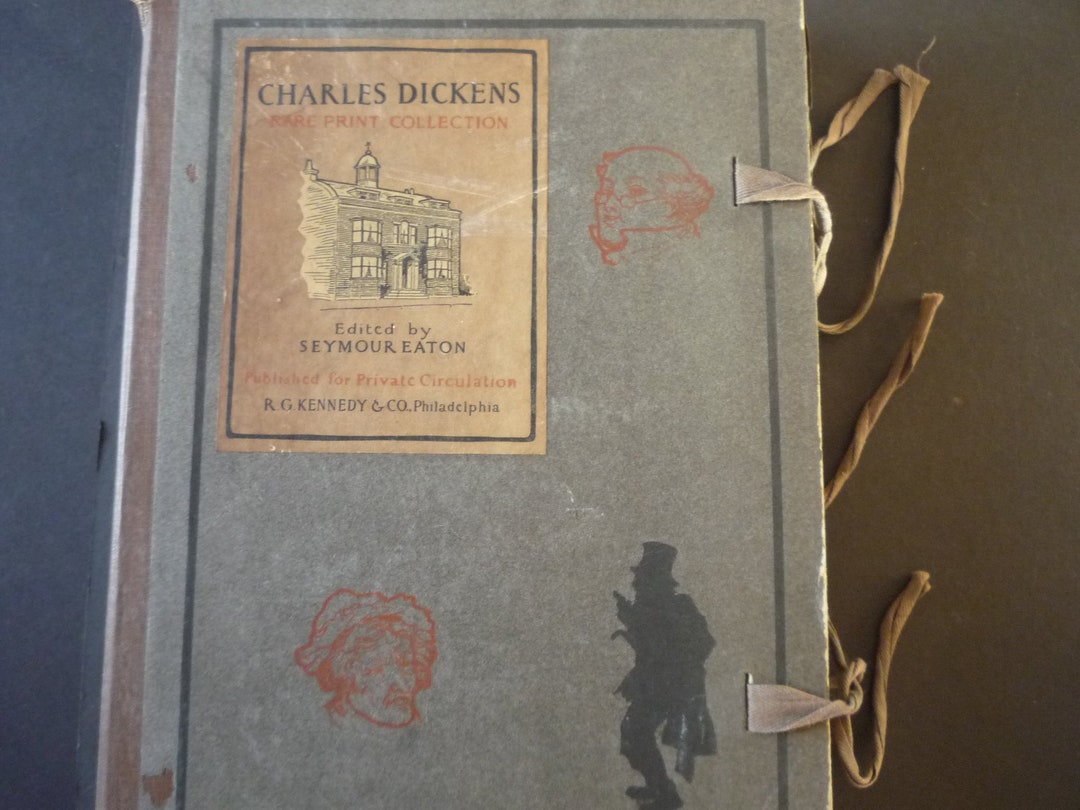 Charles Dickens Print Collection 1900 Rare 75 Portrait Photos of ...