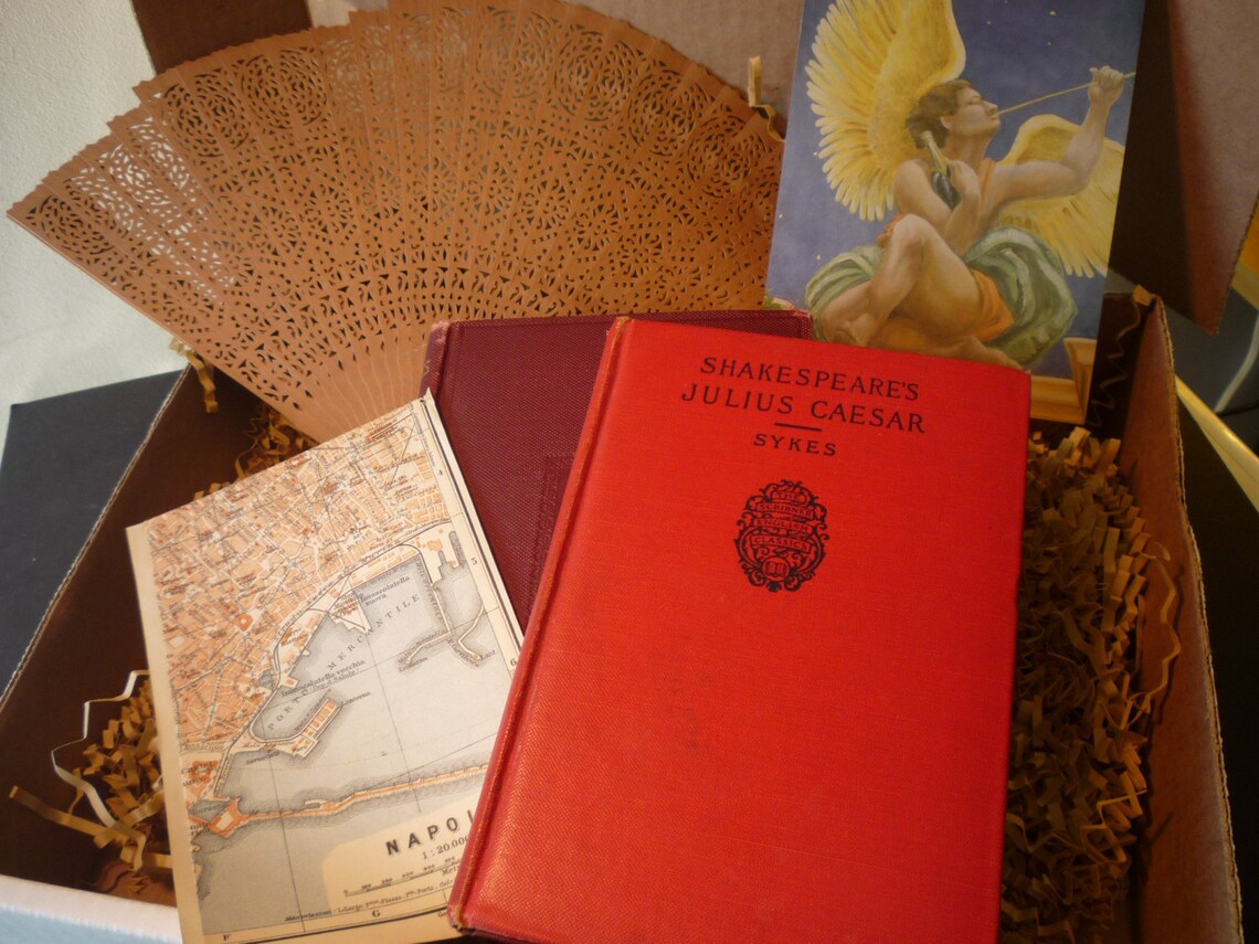 Book Box Vintage Book Boxes Small Hardcover or Paperback | Etsy