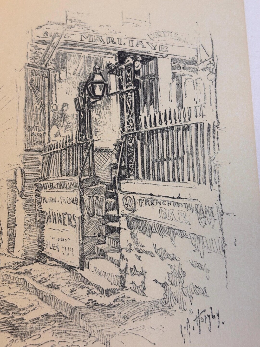 Lester Hornby Boston, Iron Gate at Province Passageway | Original ...
